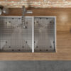 Ruvati 29-inch Undermount 60/40 Double Bowl Zero Radius 16 Gauge ...