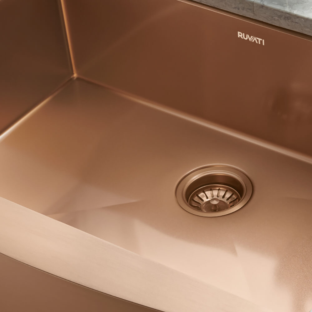 Ruvati Mixing Bowl and Colander with Black Composite Platform (complete ...