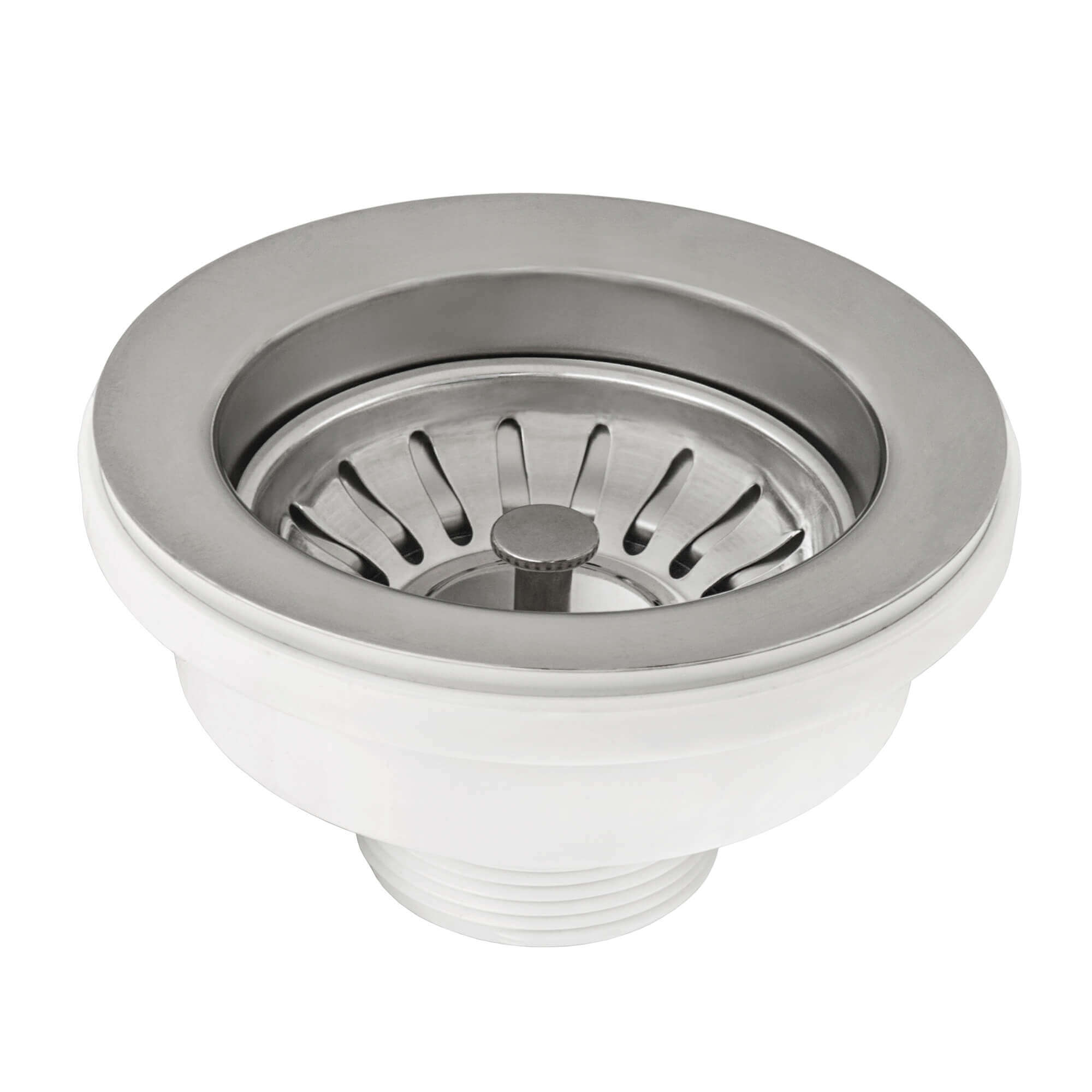 Ruvati Kitchen Sink Basket Strainer Drain Assembly - Stainless Steel ...