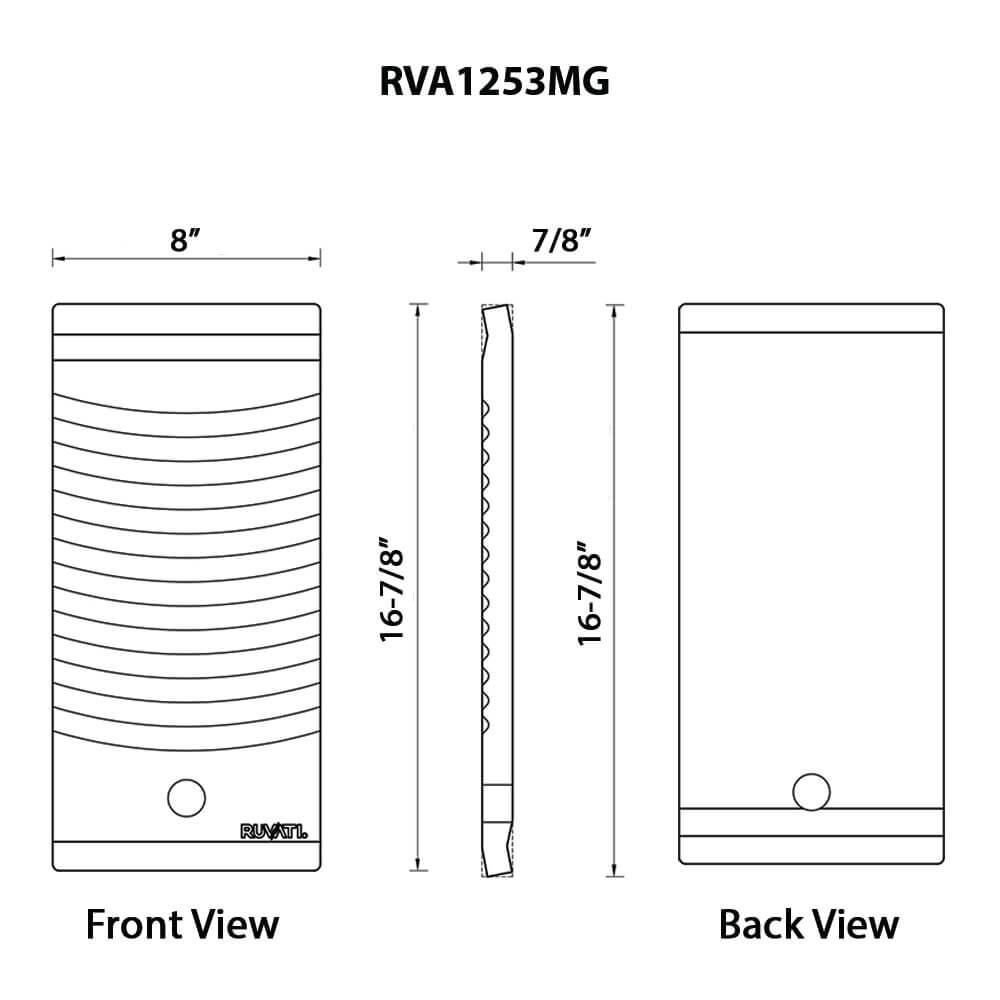 Ruvati 17 x 8 inch Solid Wood Replacement Washboard for RVU6525 and ...