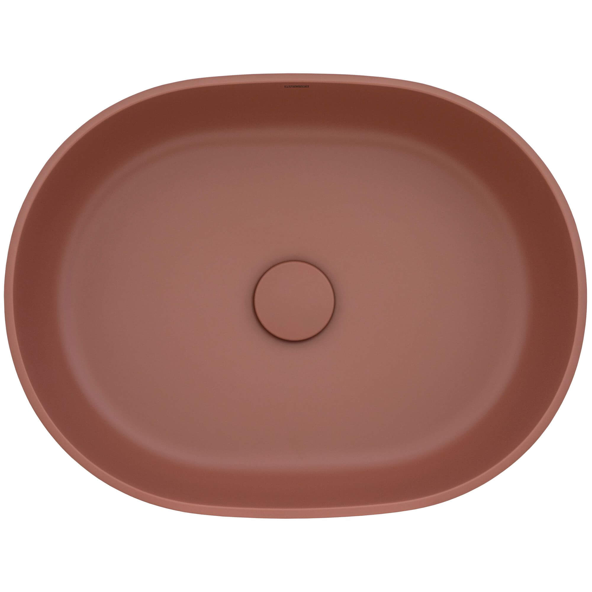 Ruvati 19-inch Sedona Clay Pink epiStone Solid Surface Bathroom Vessel ...