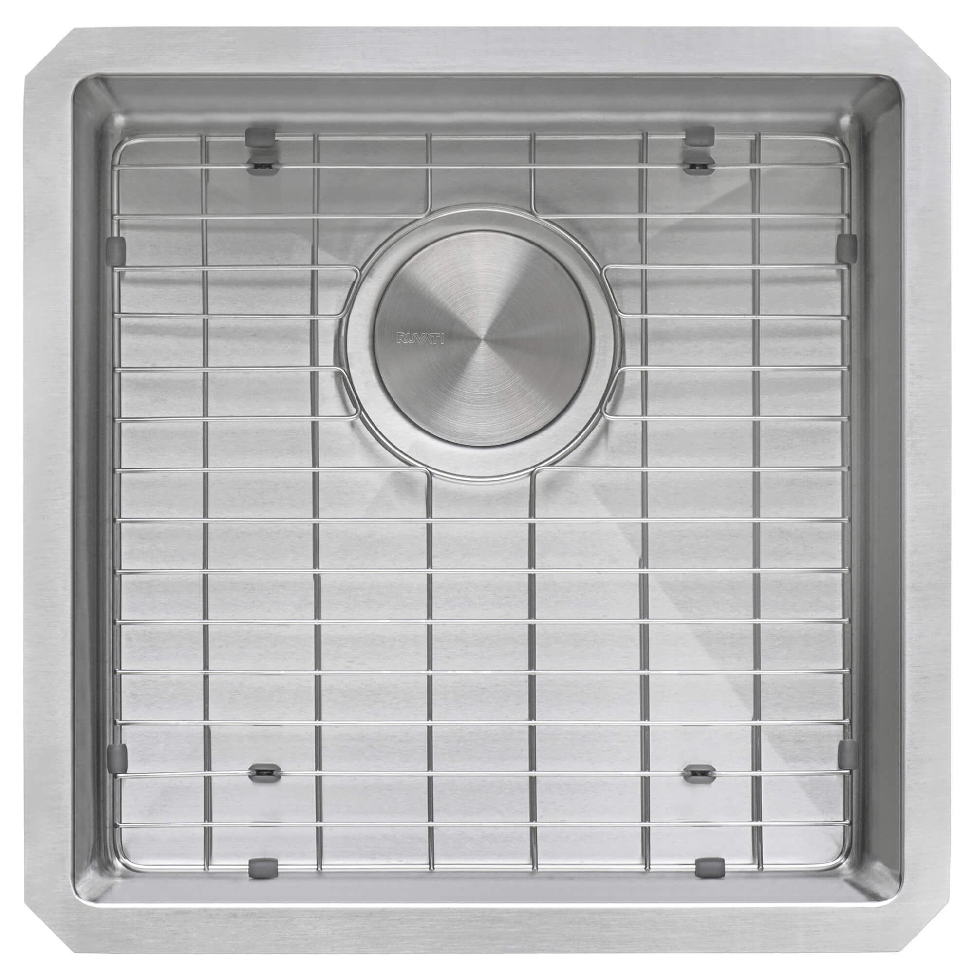 Ruvati 18 inch Undermount Bar Prep 16 Gauge Kitchen Sink Round Corners ...