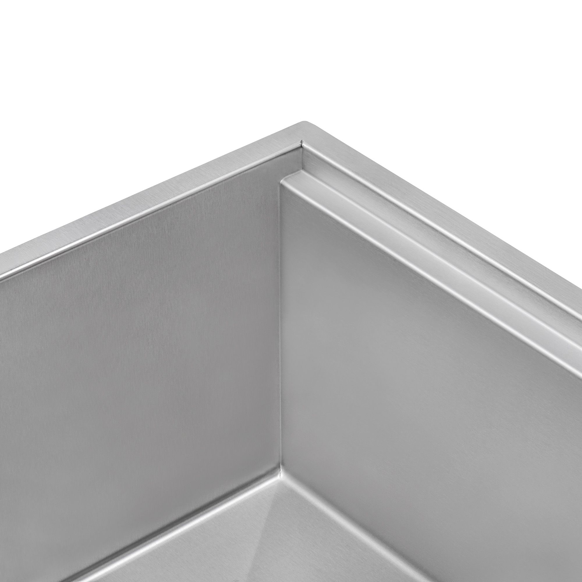 Ruvati 27-inch Workstation Slope Bottom Offset Drain Undermount 16 ...