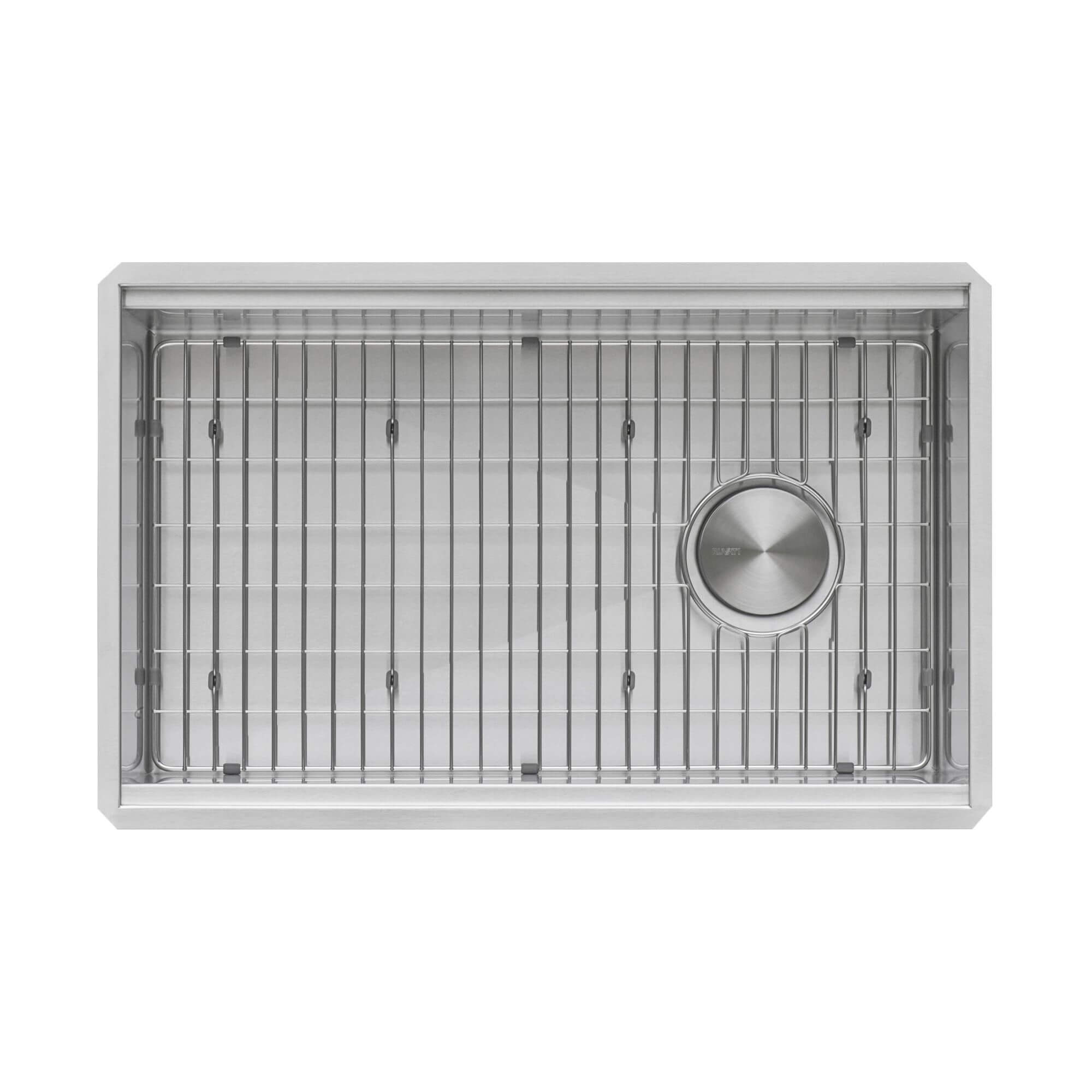 Ruvati 33-inch Workstation Slope Bottom Offset Drain Undermount 16 ...