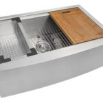 Ruvati 33-inch Apron-front Workstation Farmhouse Kitchen Sink 16 Gauge ...