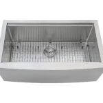 Ruvati 33-inch Apron-front Workstation Farmhouse Kitchen Sink 16 Gauge ...