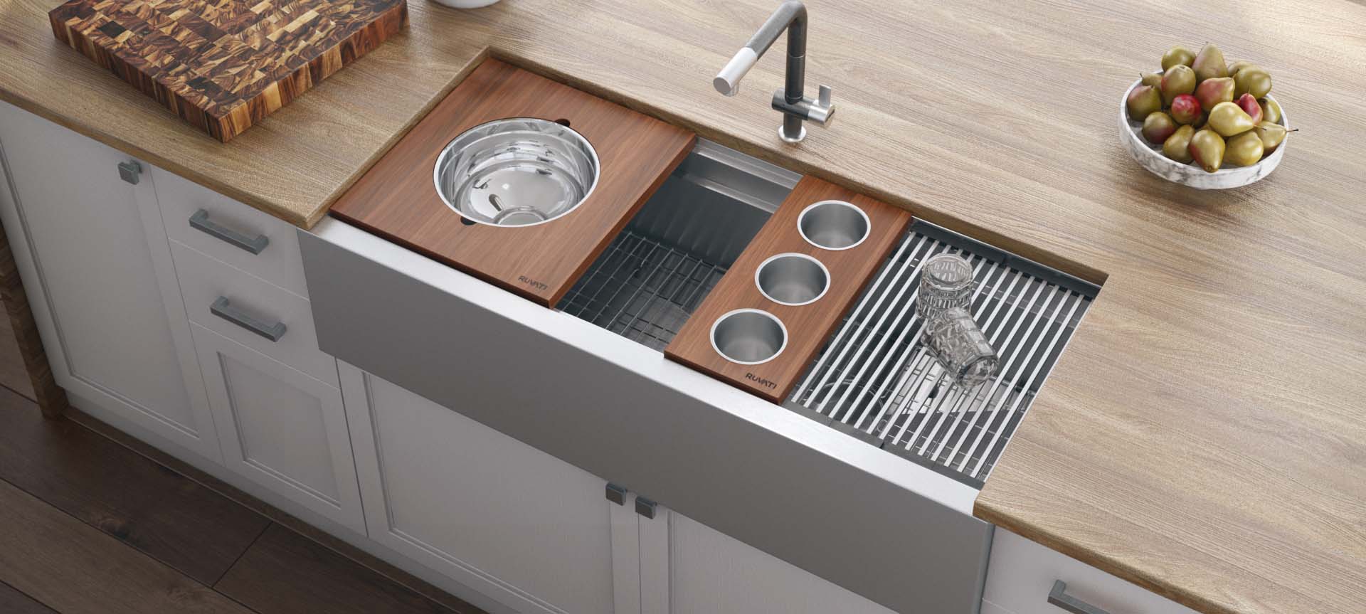 Large Workstation Sinks For Your Barndominium - Ruvati USA Large Workstation Sinks For Your Barndominium - Ruvati USA