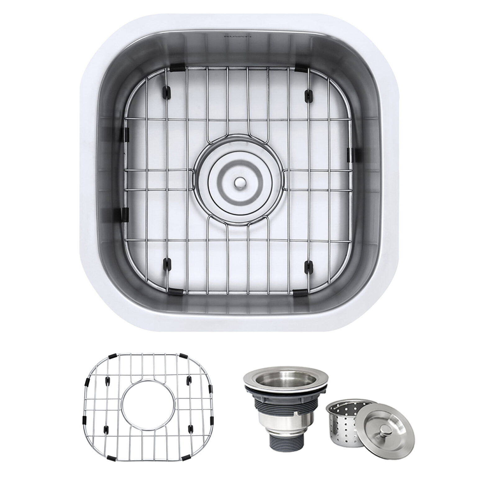 Ruvati 30-inch Workstation Rounded Corners Undermount Ledge Kitchen ...