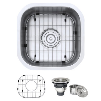 Ruvati 45-inch Workstation Two-Tiered Ledge Kitchen Sink Undermount 16 ...