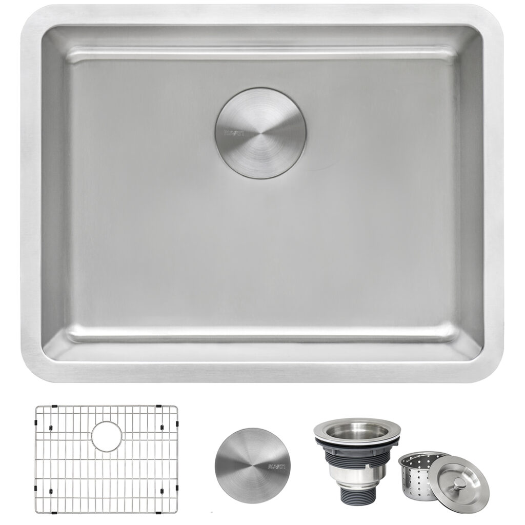 Ruvati 20-inch Undermount Bar Prep Kitchen Sink 16 Gauge Stainless ...
