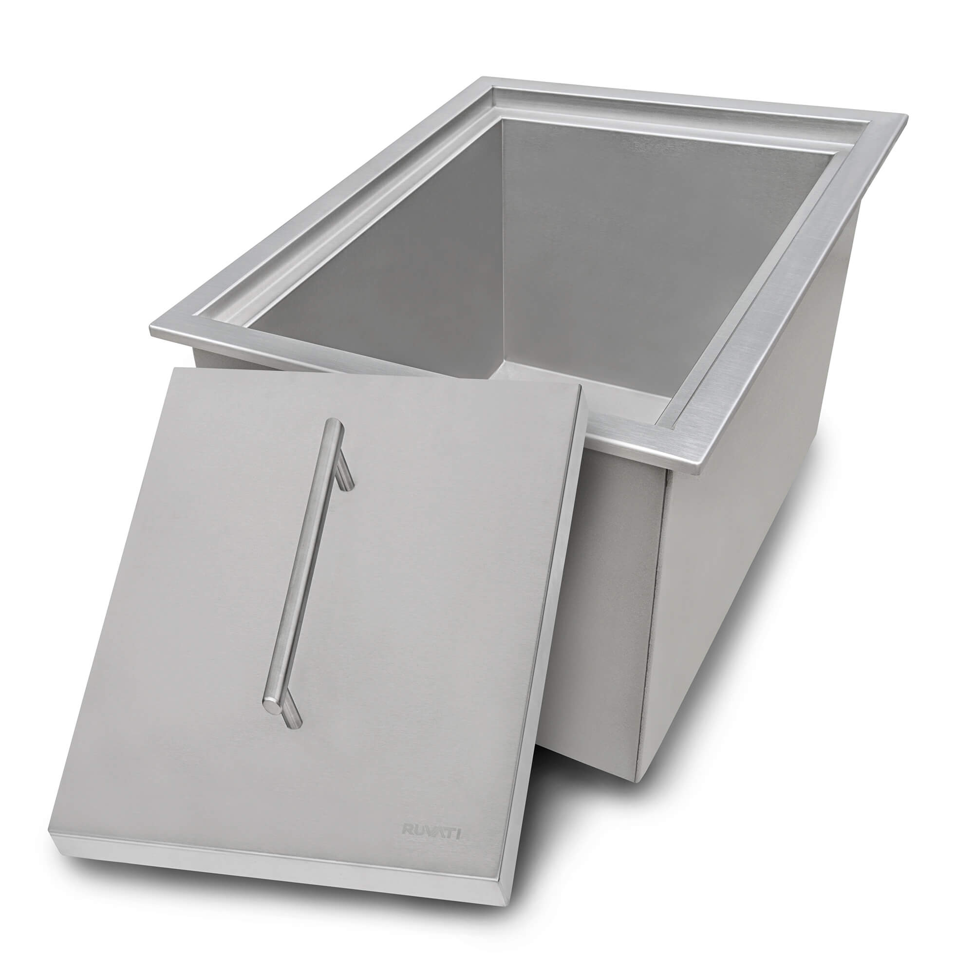 Ruvati Insulated Ice Chest Sink 15 x 20 inch Outdoor BBQ Marine Grade T ...