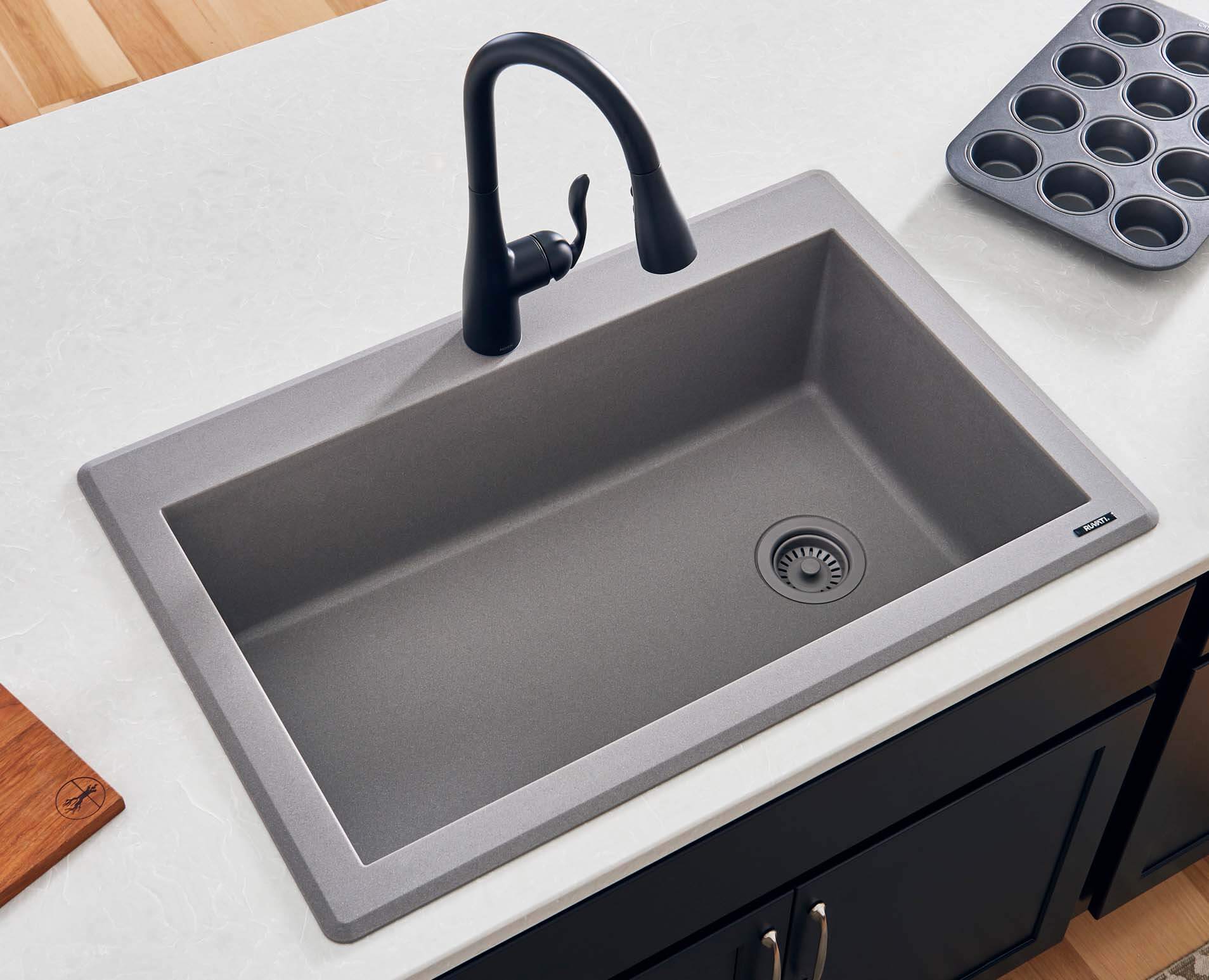 Benefits of a Slope Bottom® Sink - Ruvati USA